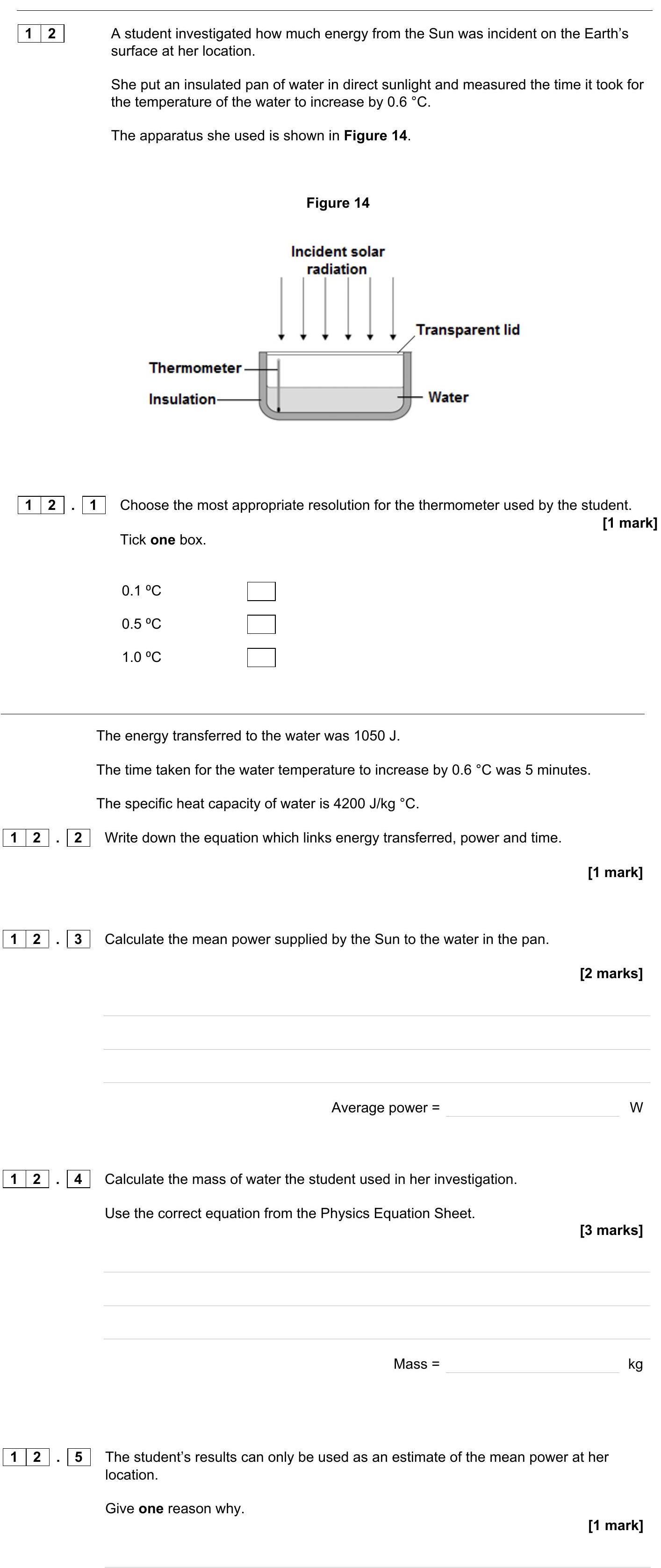 GCSE AQA Physics National & Global Energy Resources: A student ...