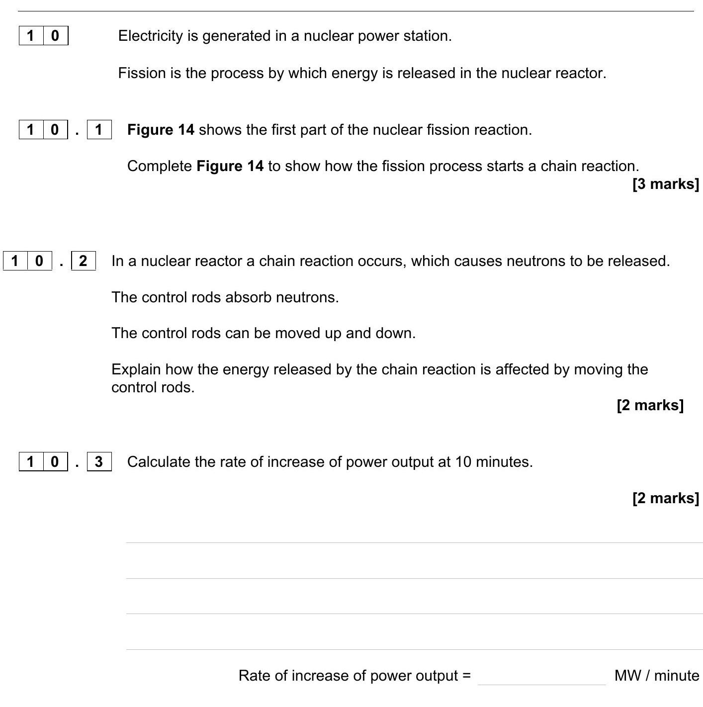 GCSE AQA Physics Nuclear Fission & Fusion: Electricity is generated in a nu