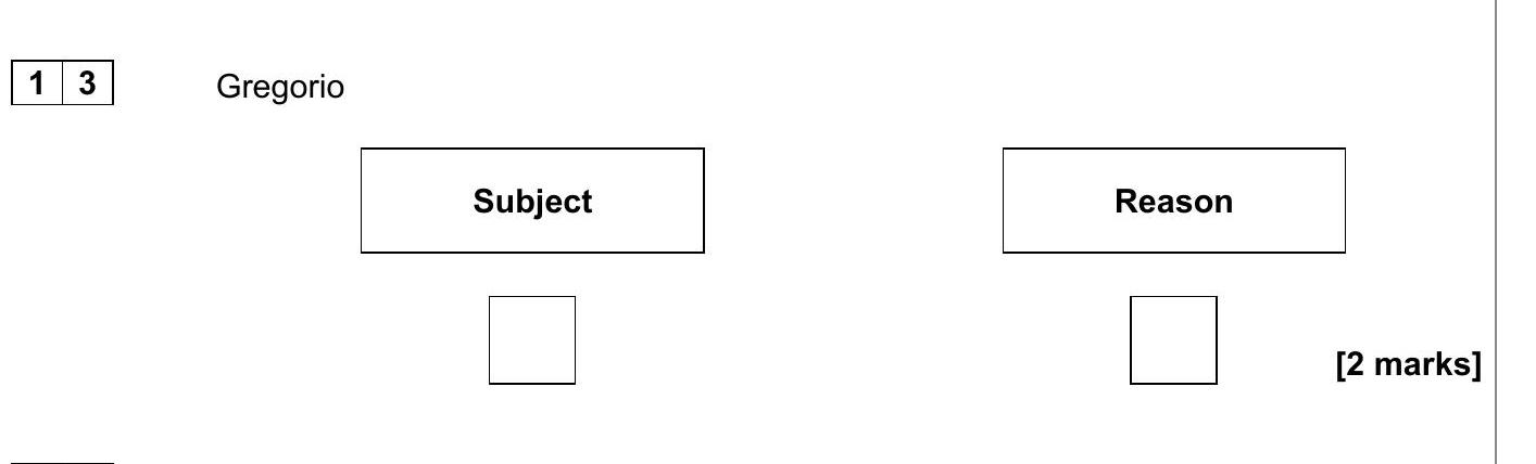 GCSE AQA Spanish Current and Future Study and Employment: Gregorio ...