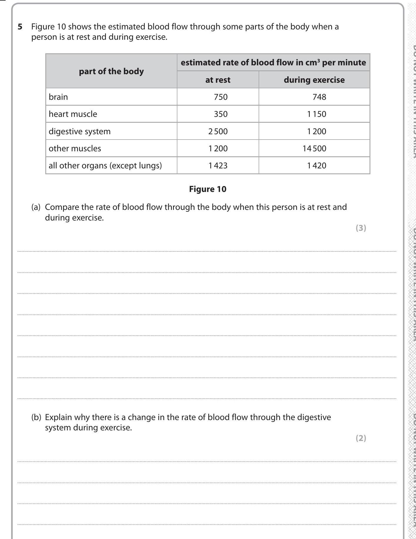 GCSE Edexcel Biology Circulatory system- blood: Figure 10 shows the ...