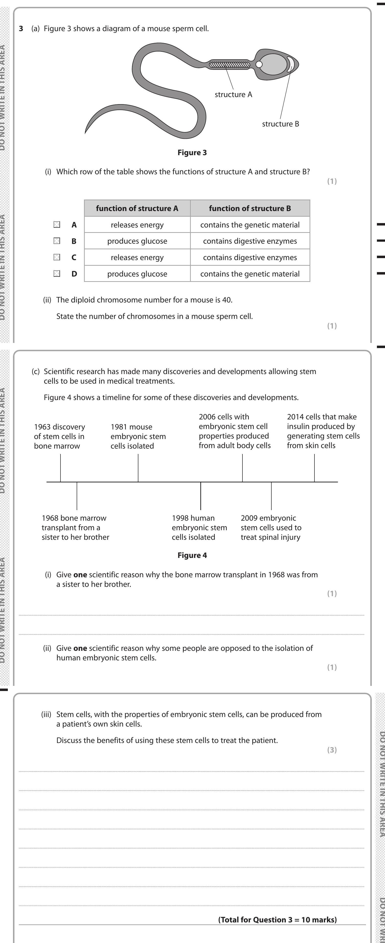 GCSE Edexcel Biology: Combined Science Meiosis – sexual reproduction ...