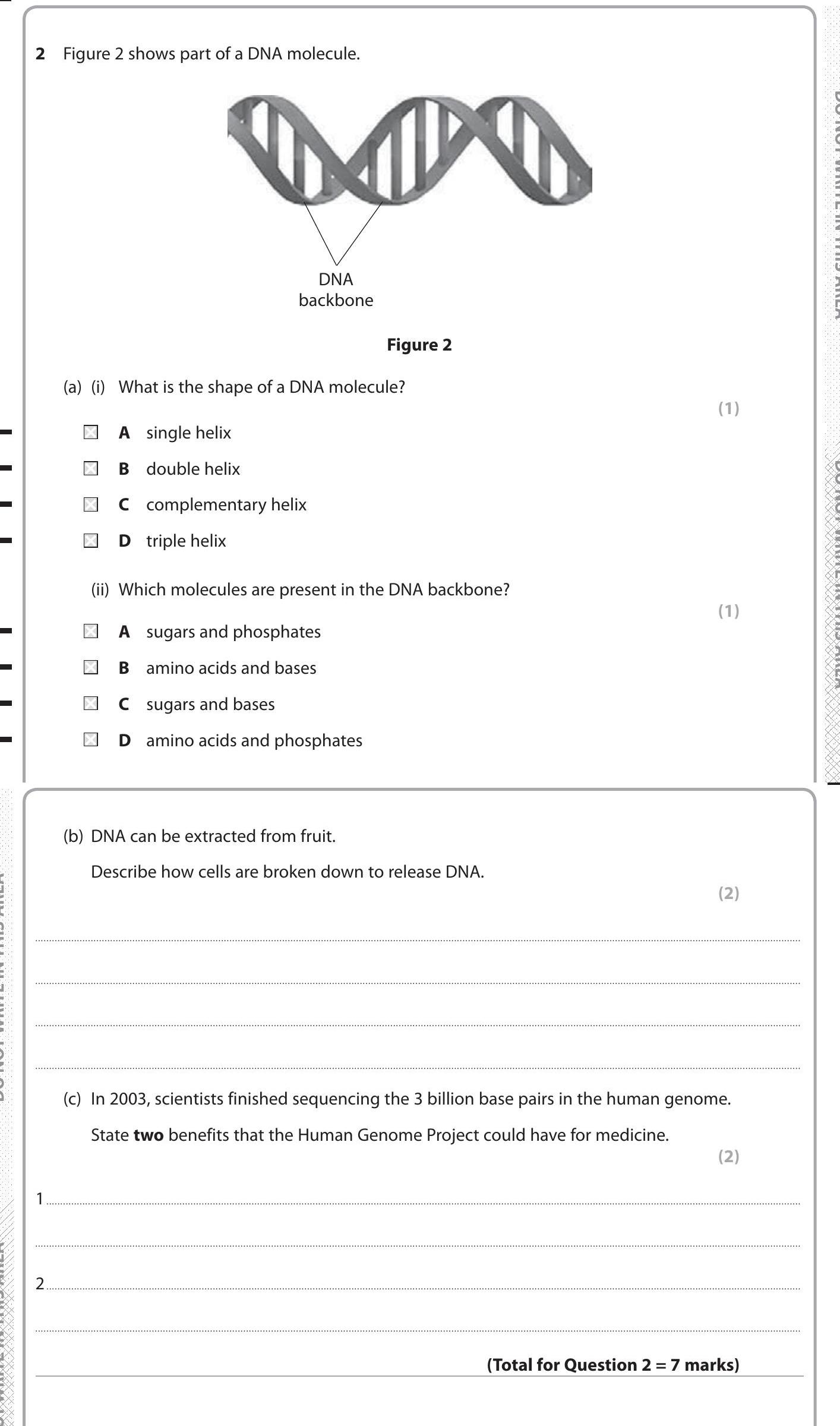 GCSE Edexcel Biology Combined Science DNA - Deoxyribose Nucleic Acid: 2 ...