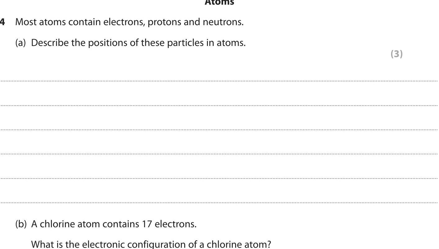 GCSE Edexcel Chemistry Forming chemical bonds: Most atoms contain ...