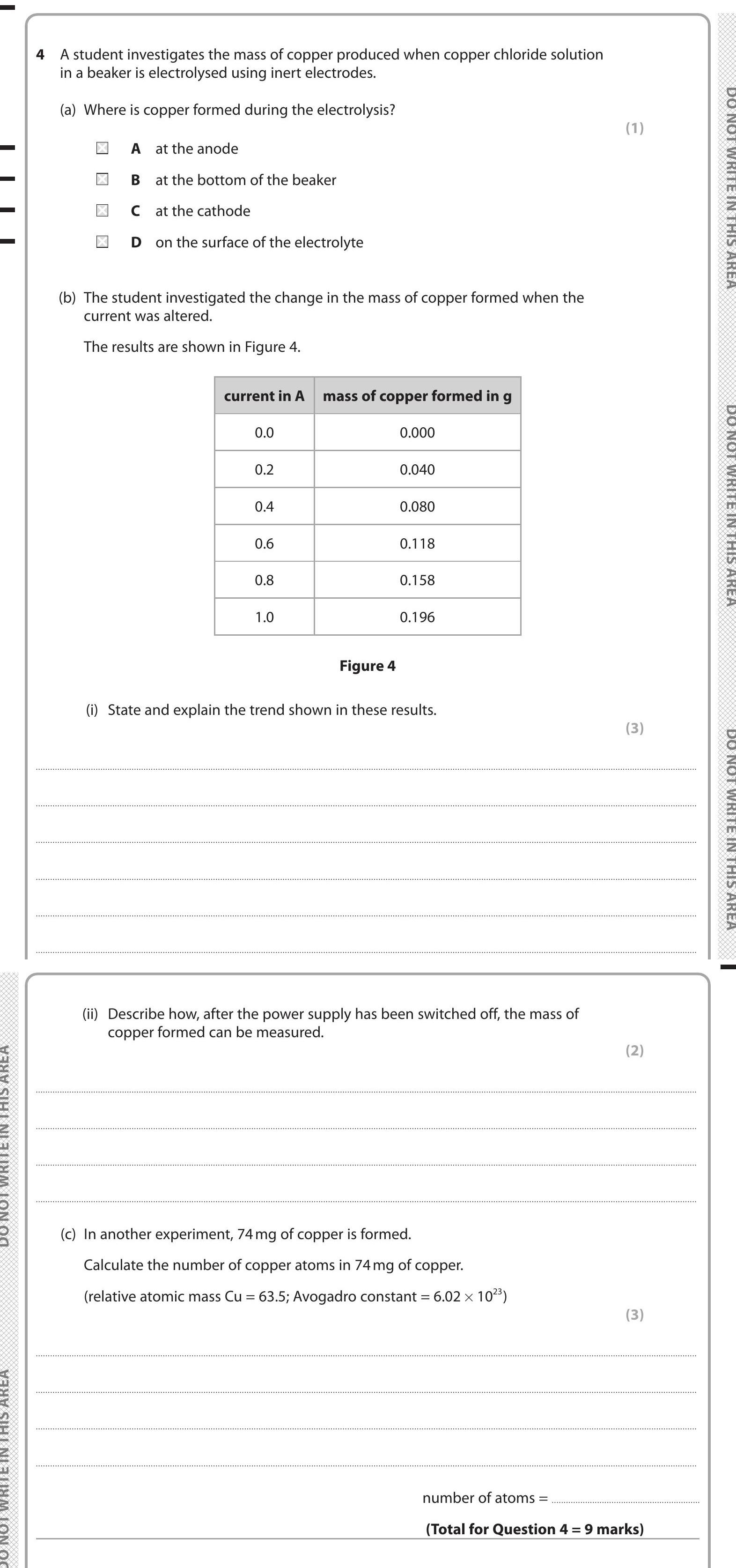 GCSE Edexcel Chemistry Combined Science The Process of Electrolysis: A ...