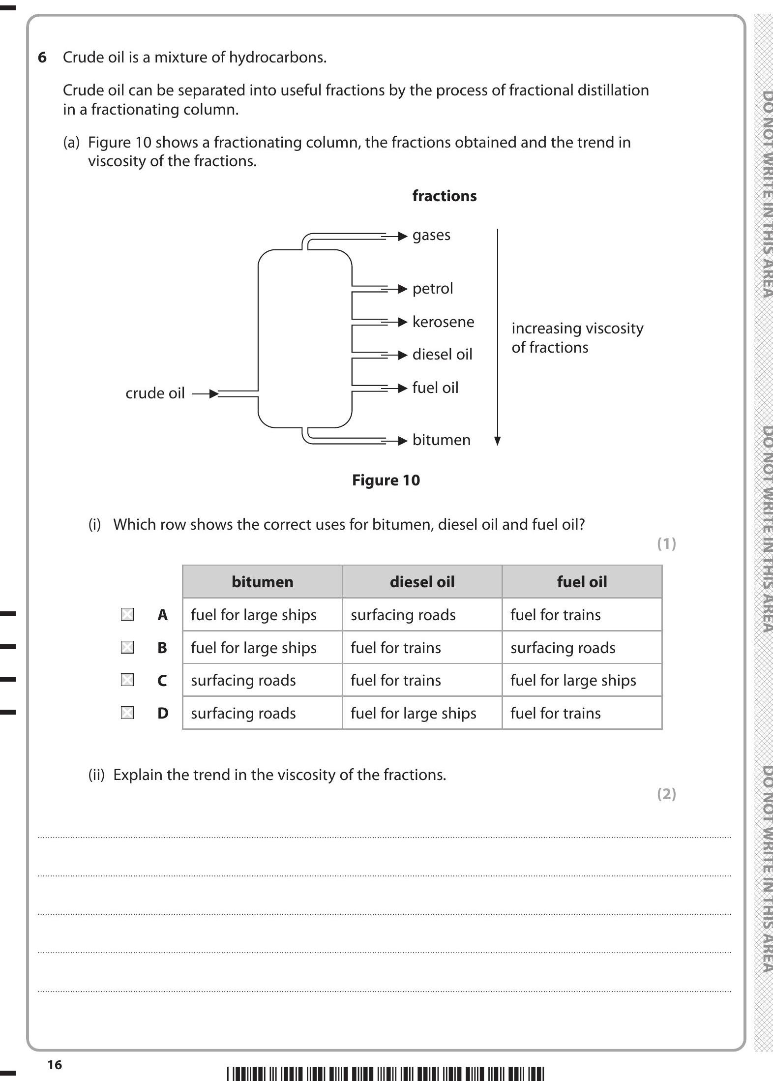 GCSE Edexcel Chemistry Combined Science Simple and Fractional ...