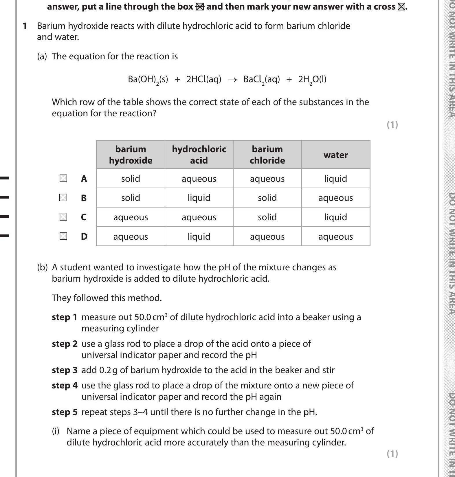 GCSE Edexcel Chemistry Combined Science Investigating neutralisation ...