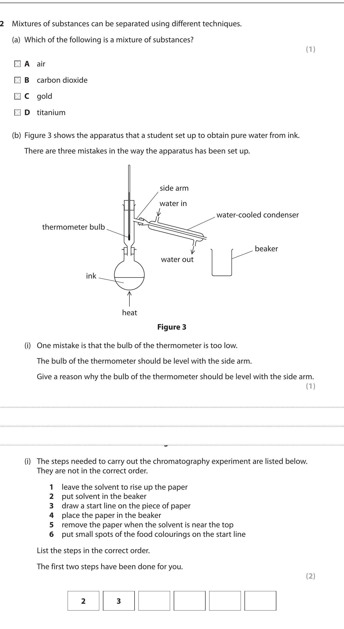 GCSE Edexcel Chemistry Combined Science Simple and Fractional ...