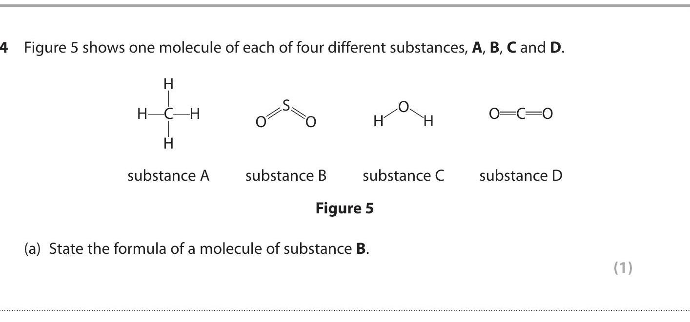 GCSE Edexcel Chemistry Combined Science Simple molecular structures ...