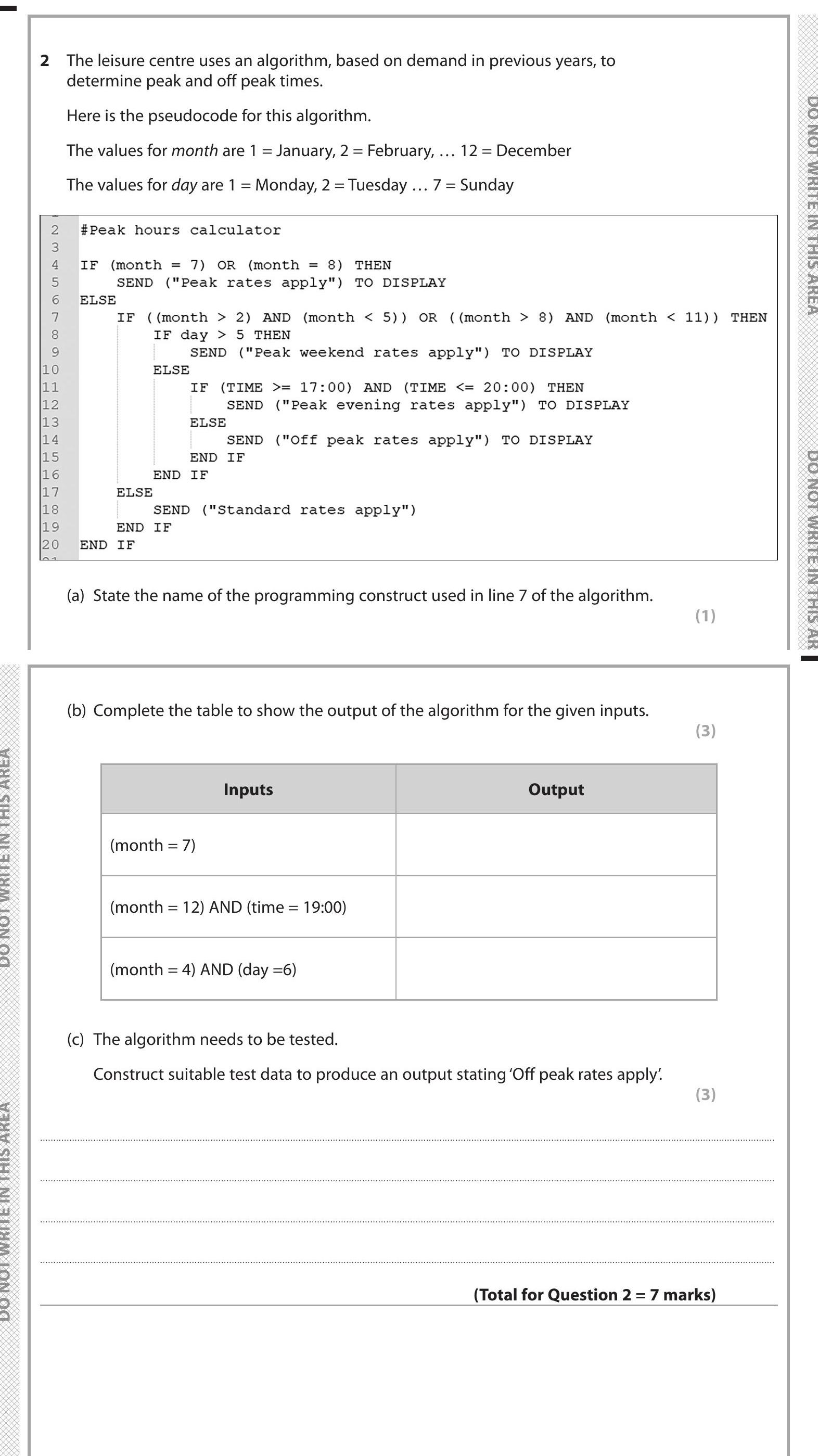 GCSE Edexcel Computer Science Designing, Creating & Refining Algorithms ...