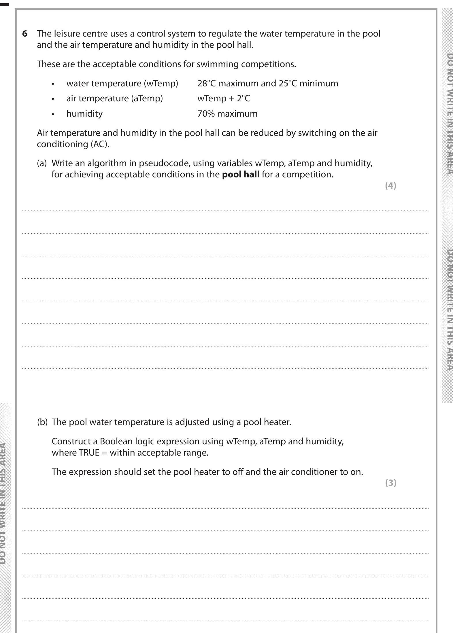 GCSE Edexcel Computer Science Boolean Logic Diagrams: The leisure ...
