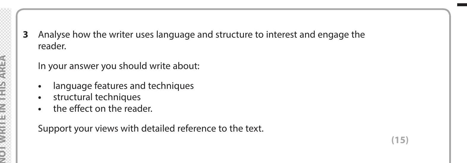 GCSE Edexcel English Language GCSE English Language Paper 1 Overview ...