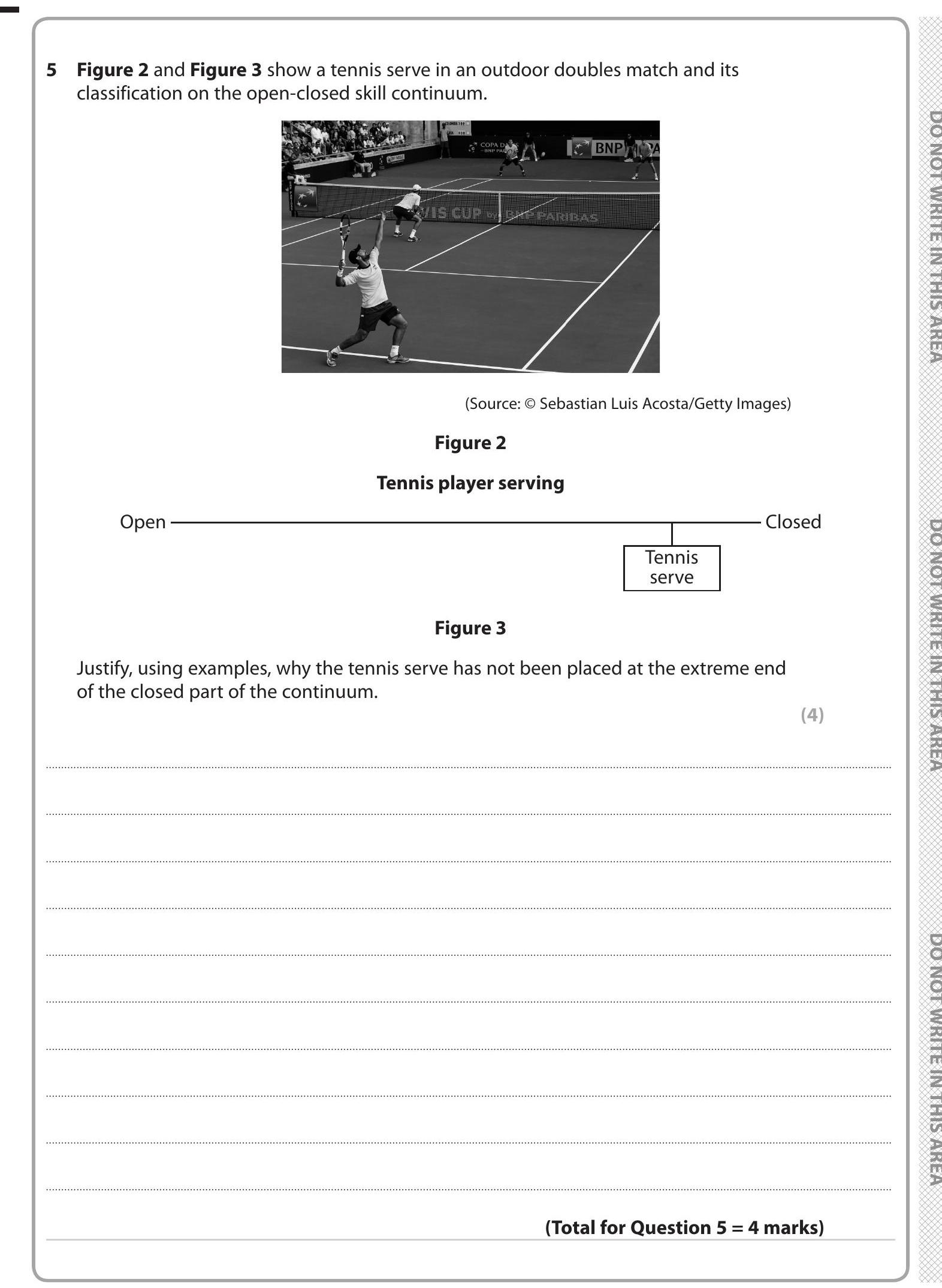 GCSE Edexcel Physical Education Movement Analysis: Figure 2 and Figure ...