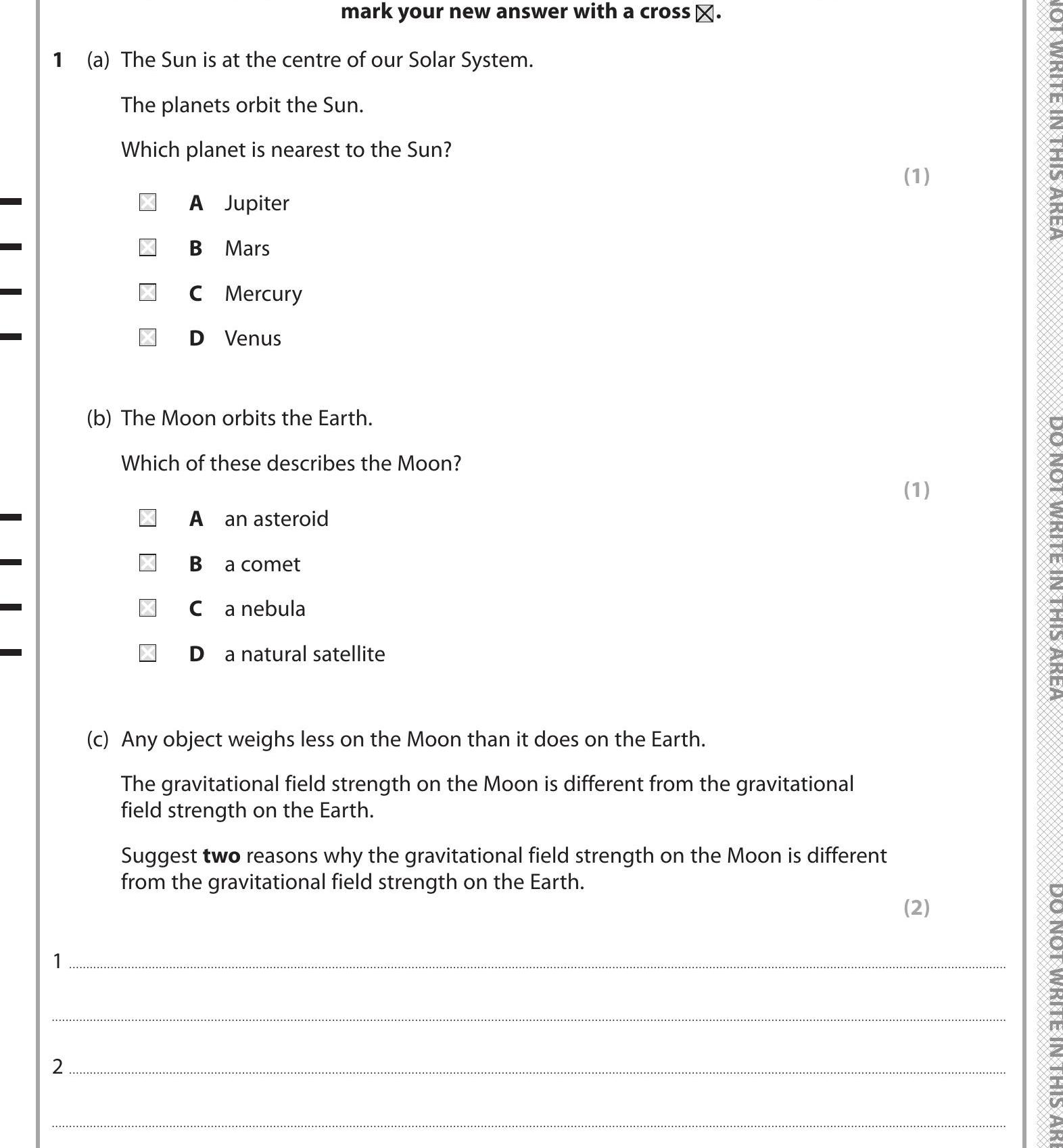 GCSE Edexcel Physics Solar system: The Sun is at the centre of our