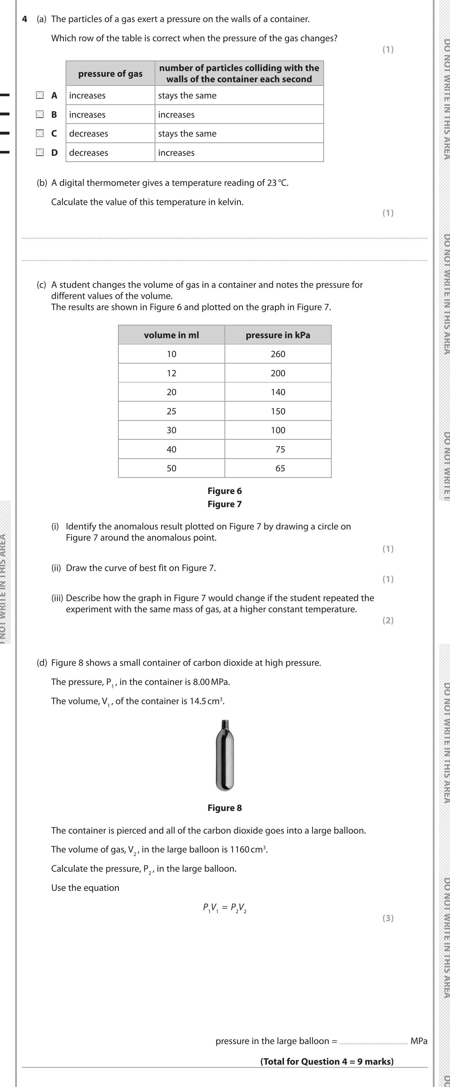 GCSE Edexcel Physics Upthrust & atmospheric pressure: The particles of ...