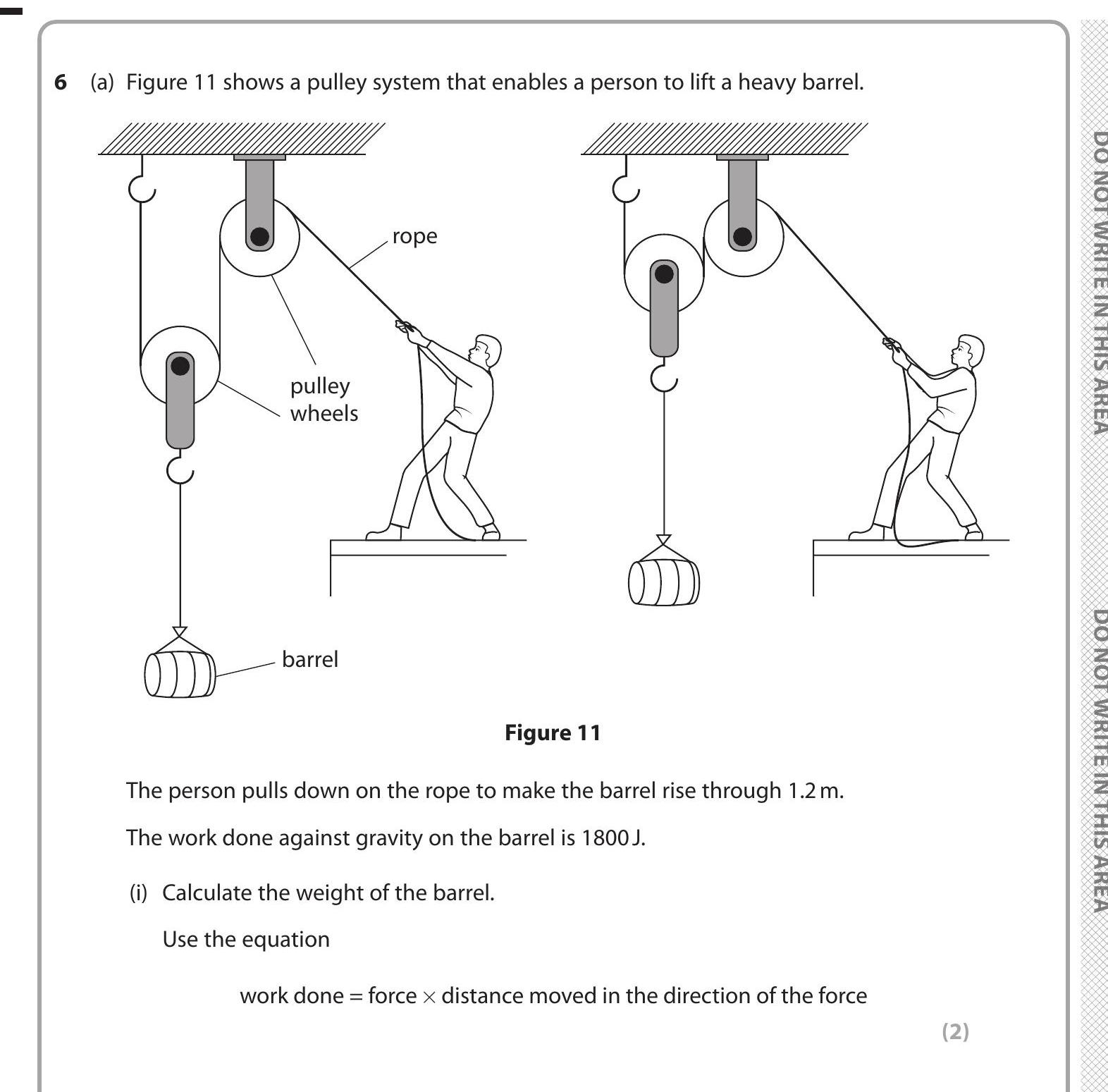 GCSE Edexcel Physics Combined Science Resultant Forces: Figure 11 shows ...