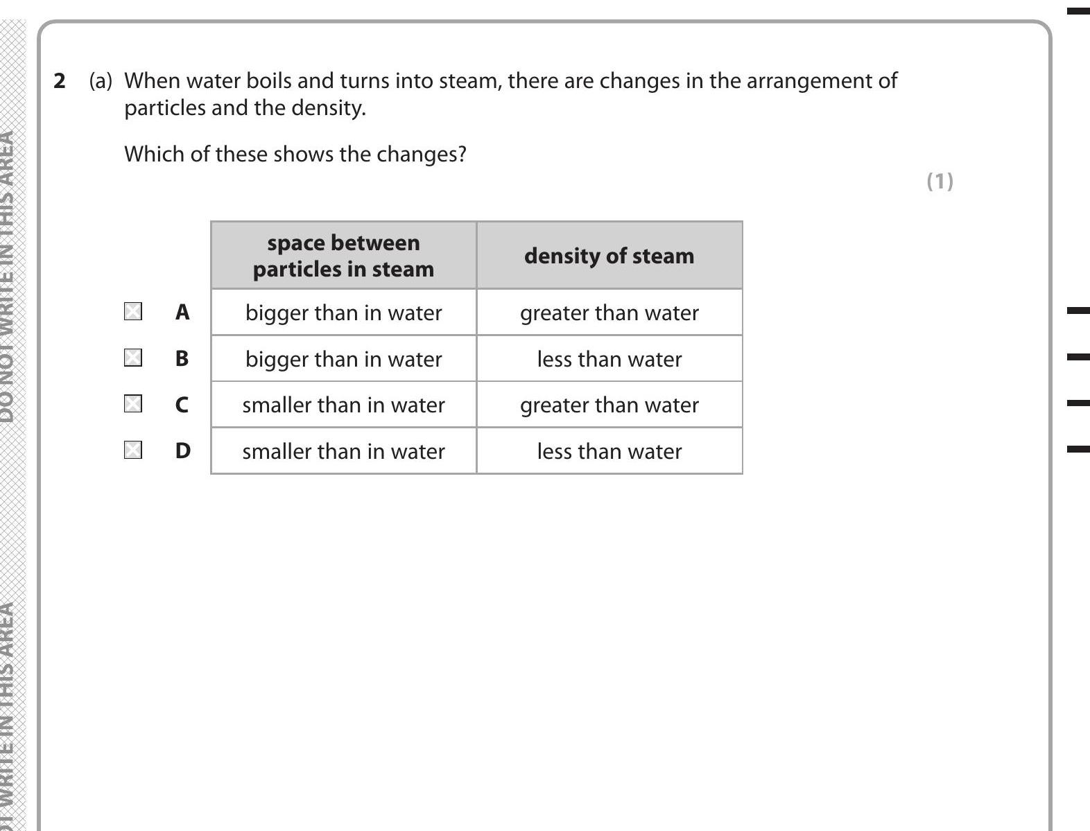GCSE Edexcel Physics Combined Science States of matter: When water ...