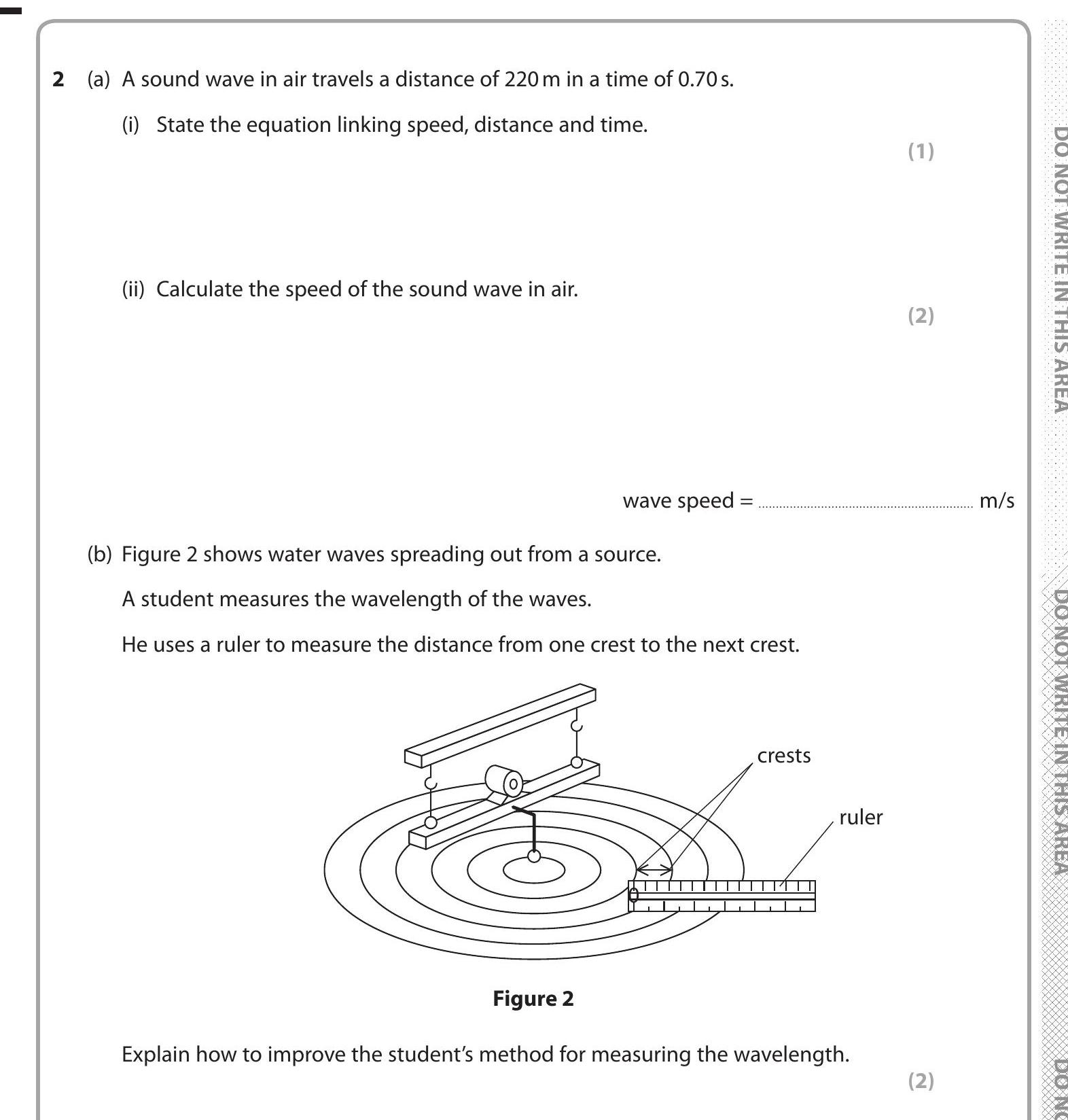 GCSE Edexcel Physics Combined Science Sound: A sound wave in air ...