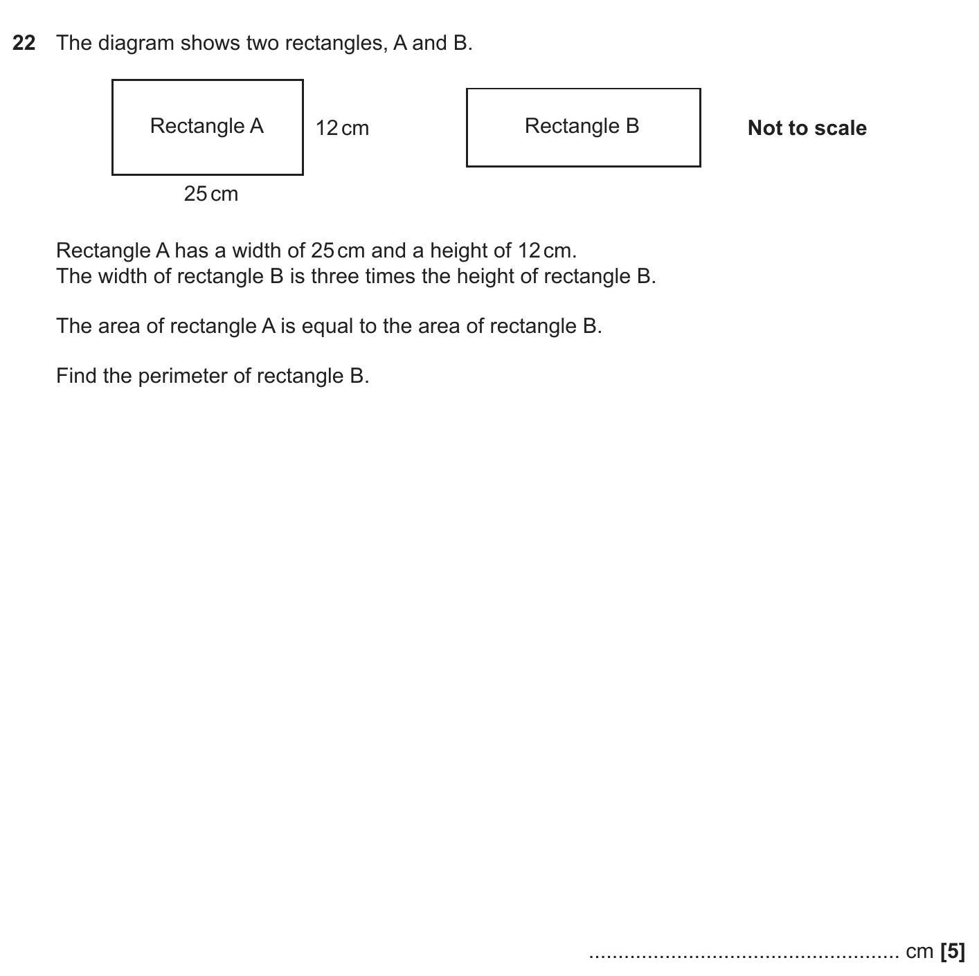 GCSE OCR Maths 3D trigonometry: The diagram shows two rectangles