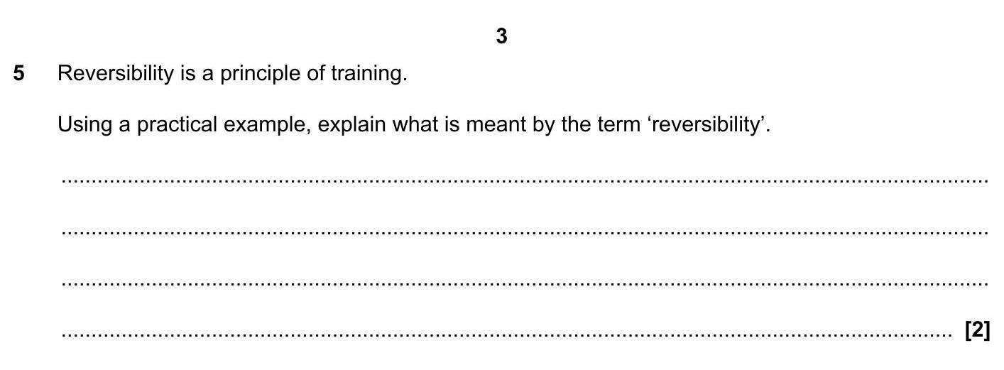 GCSE OCR Physical Education The Principles of Training in Sport ...