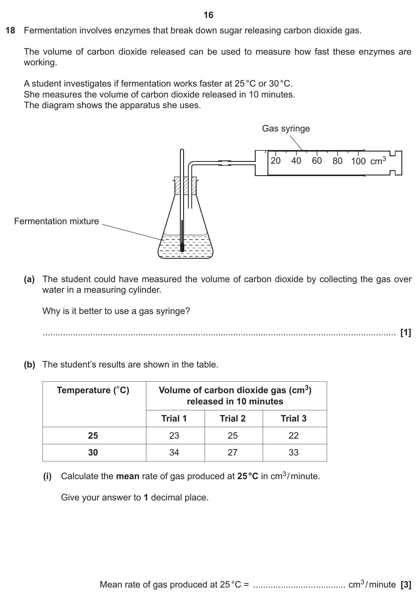 GCSE OCR Gateway Biology 4.2 Respiration: 18 Fermentation involves enzyme