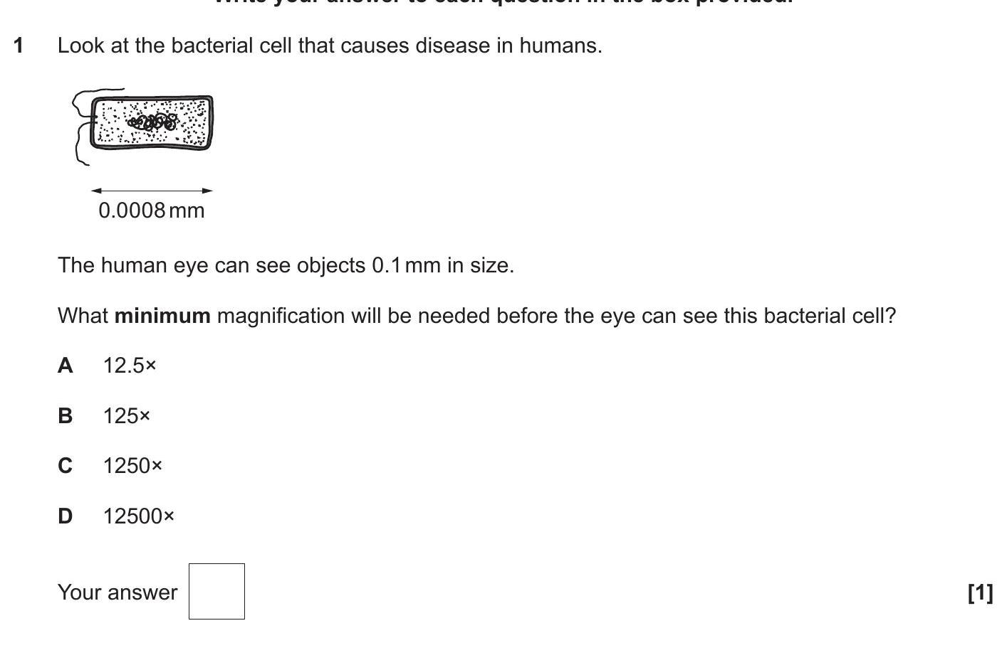 GCSE OCR Gateway Biology 3.1 Communicable Diseases: Look at the ...