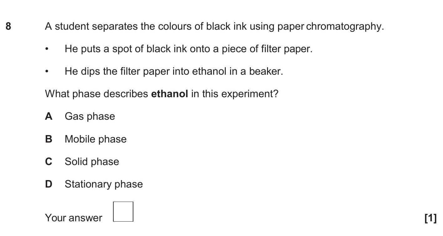 GCSE OCR Gateway Chemistry 8.1 Purity, Formulations & Chromatography: A ...