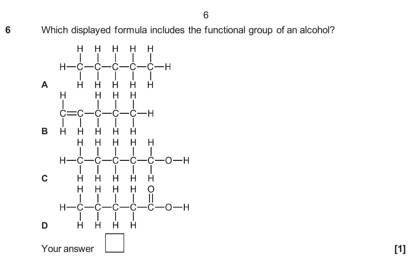GCSE OCR Gateway Chemistry Reactions of Alkenes & Alcohols: 6 Which ...
