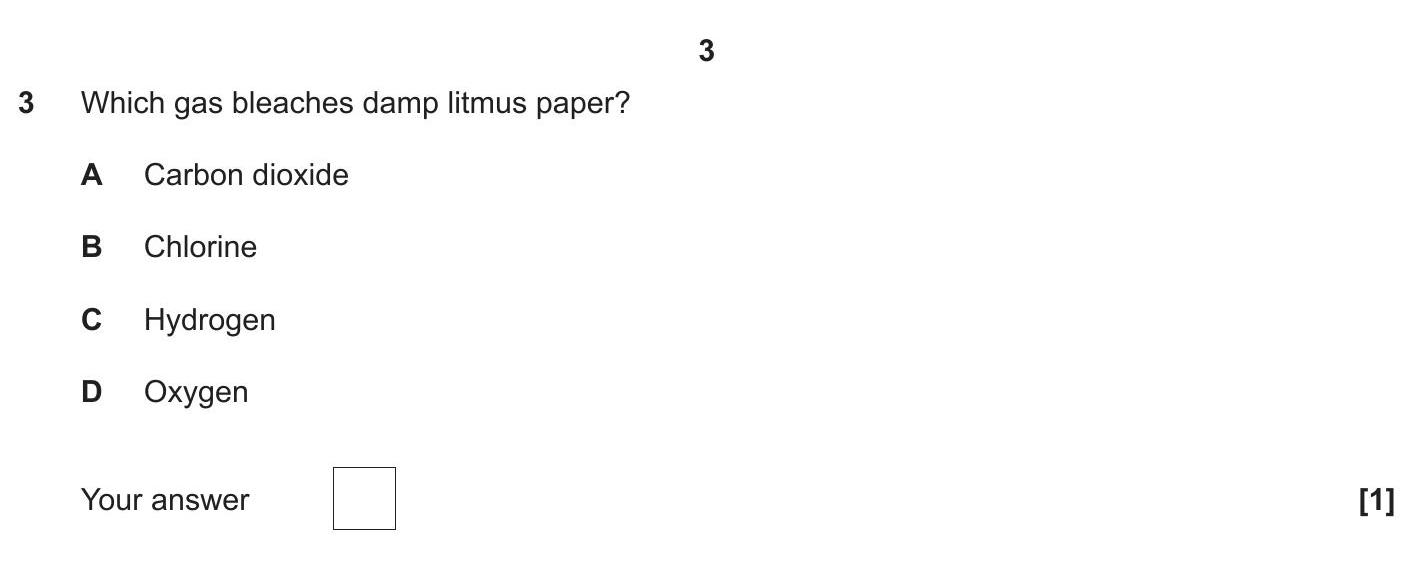 GCSE OCR Gateway Chemistry Combined Science Identification of Common ...