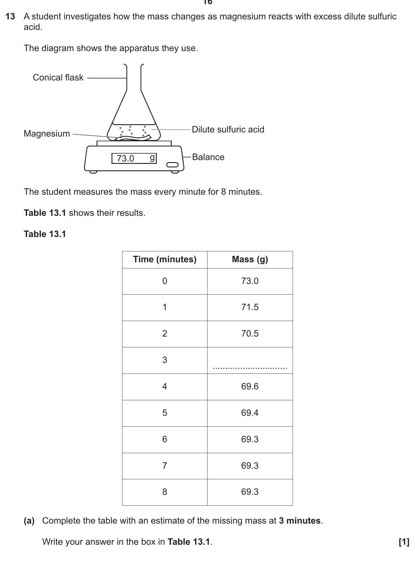 GCSE OCR Gateway Chemistry Combined Science Measurement, Mass ...