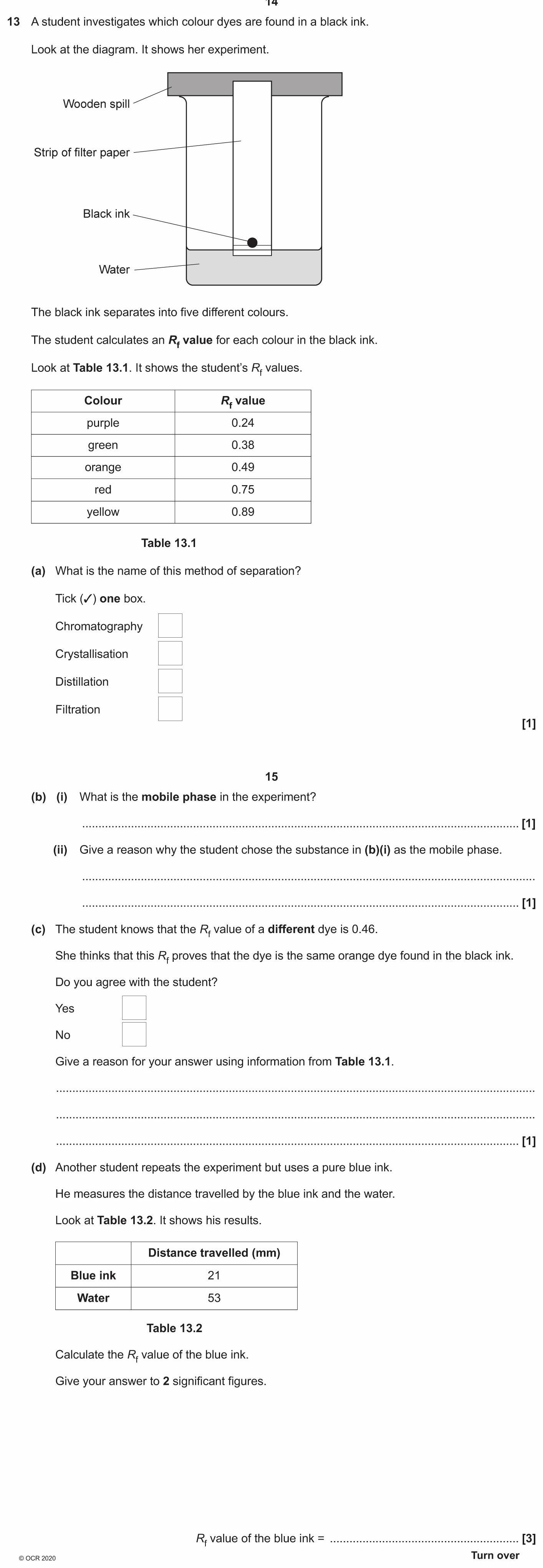 GCSE OCR Gateway Chemistry Combined Science Purity, Formulations ...