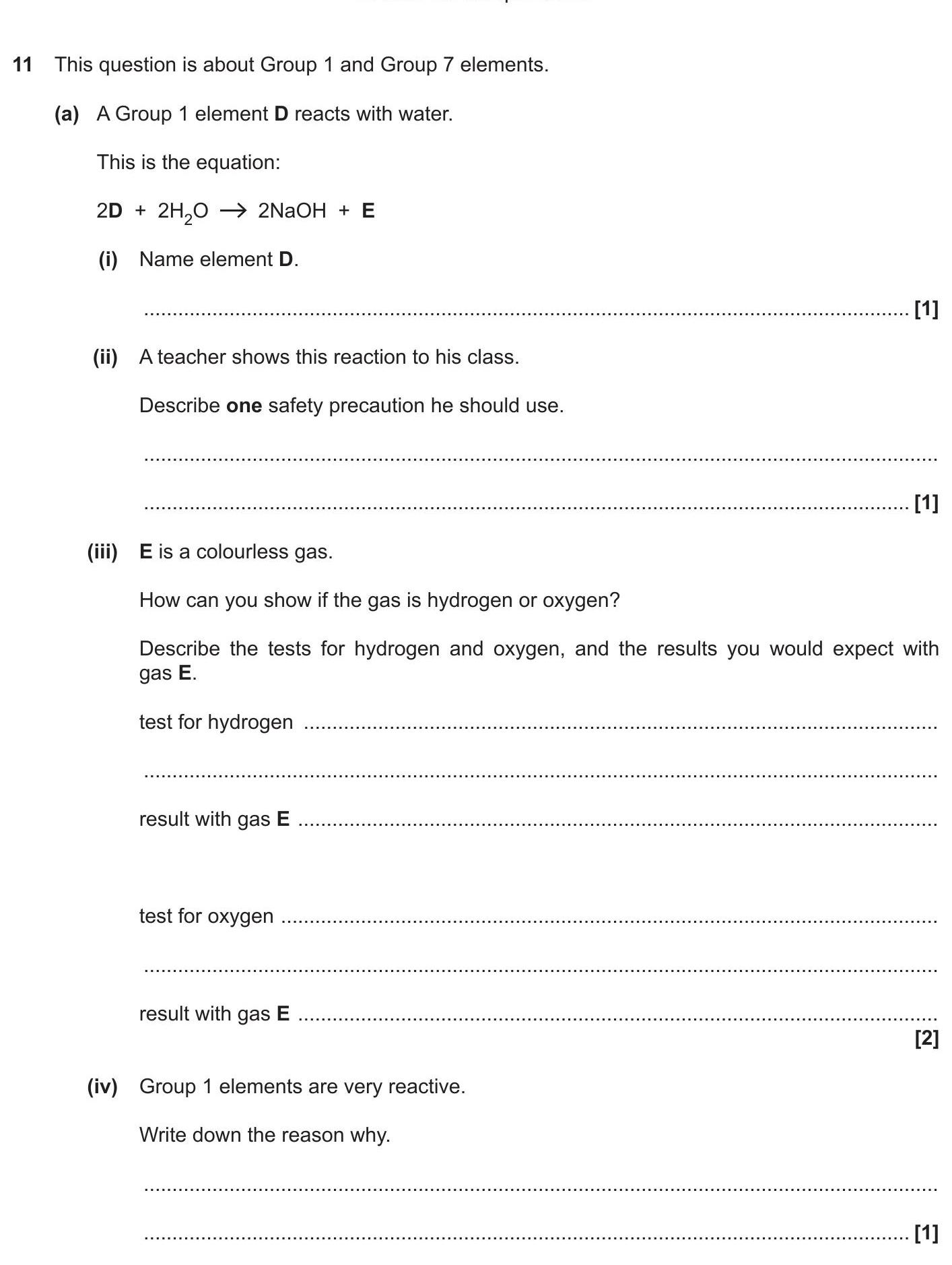 GCSE OCR Gateway Chemistry Combined Science 8.2 Identification of ...