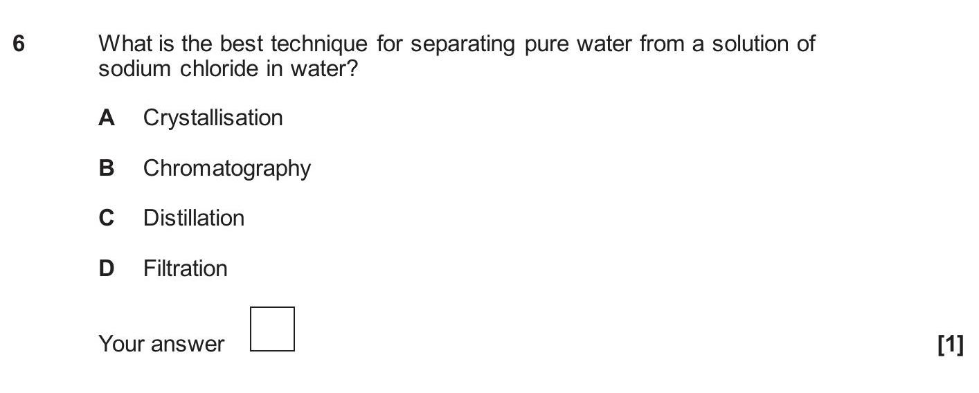 GCSE OCR Gateway Chemistry Combined Science Purity, Formulations ...