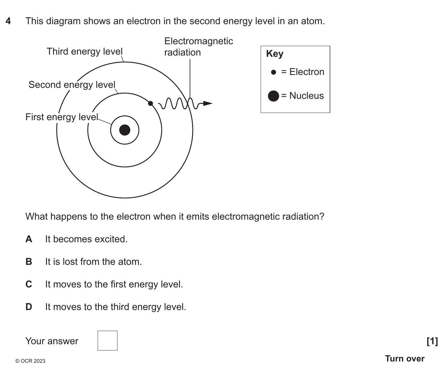 GCSE OCR Gateway Physics 4.1 Atoms & Isotopes: This diagram shows an ...