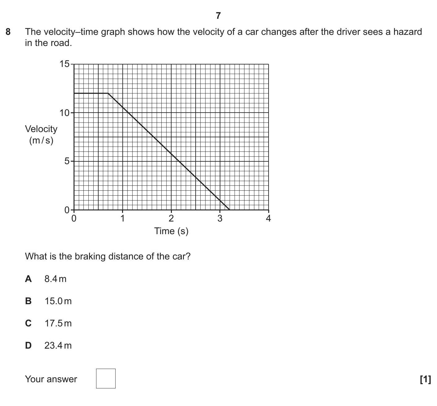 GCSE OCR Gateway Physics 5.7 Newton's Laws of Motion: The velocity-time ...