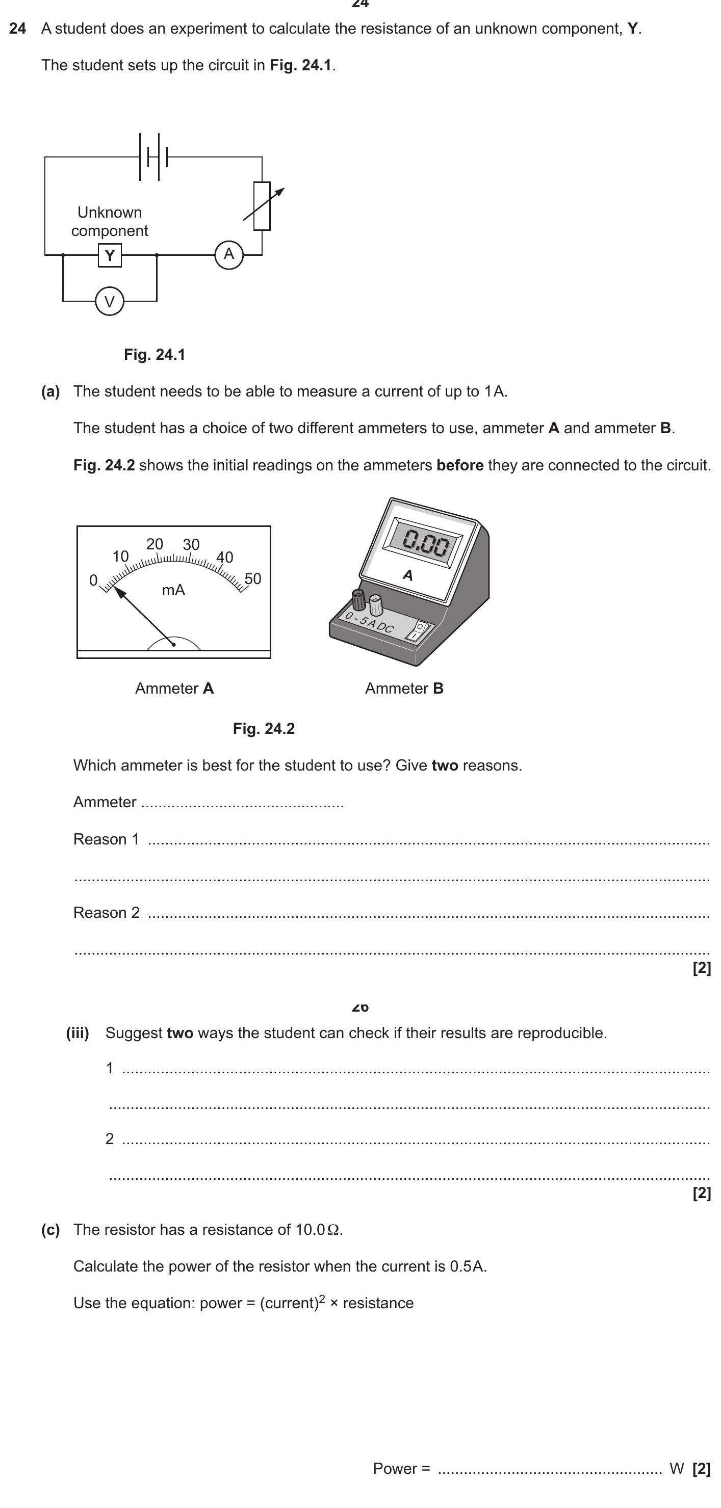 GCSE OCR Gateway Physics Describing Motion: A student does an experiment to
