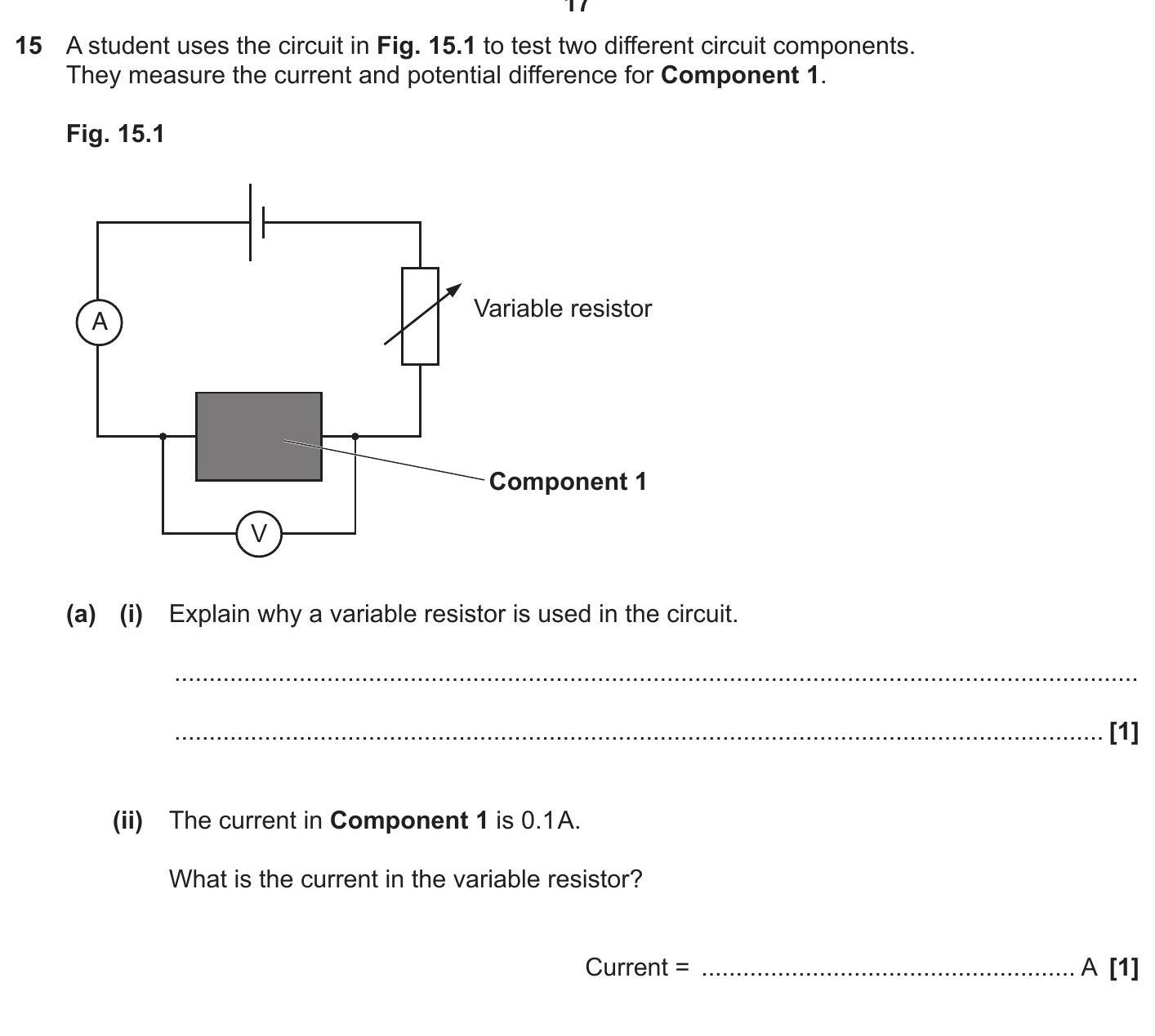 GCSE OCR Gateway Physics Combined Science 2.2 Series & Parallel ...