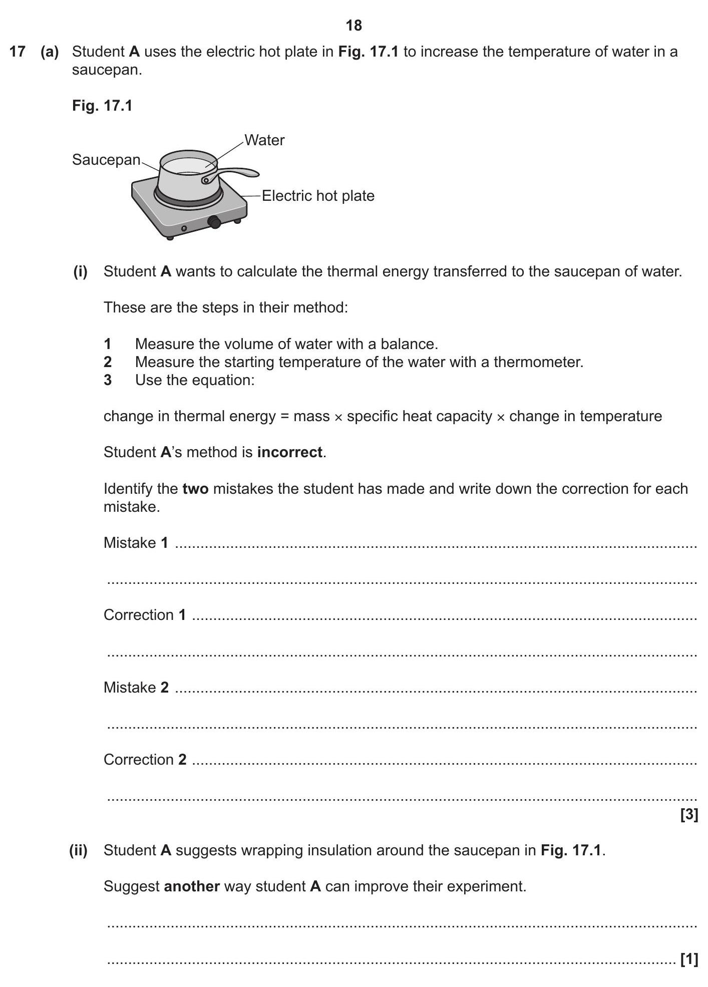 GCSE OCR Gateway Physics (Combined Science) 3.2 Internal Energy & Energy Transfers: Student A ...