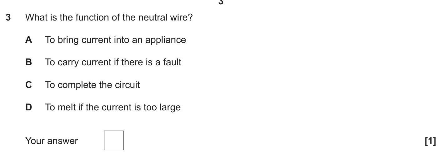 GCSE OCR Gateway Physics Combined Science Current, Potential Difference ...