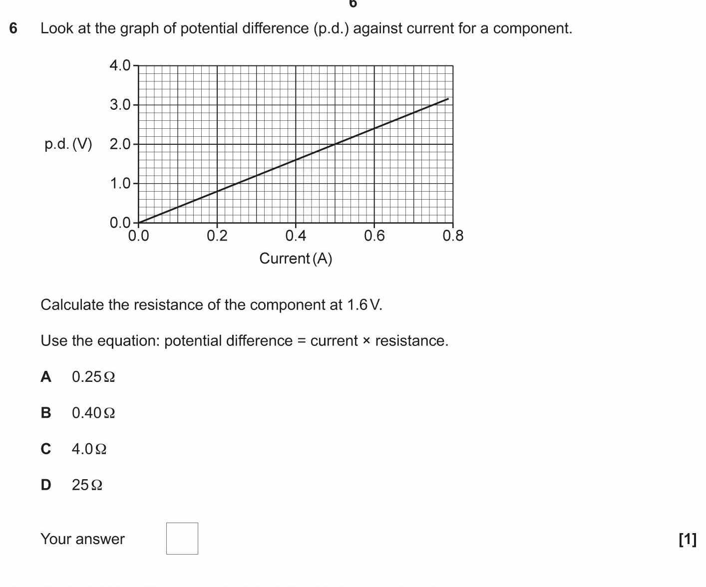 GCSE OCR Gateway Physics Combined Science 2.1 Current, Potential ...