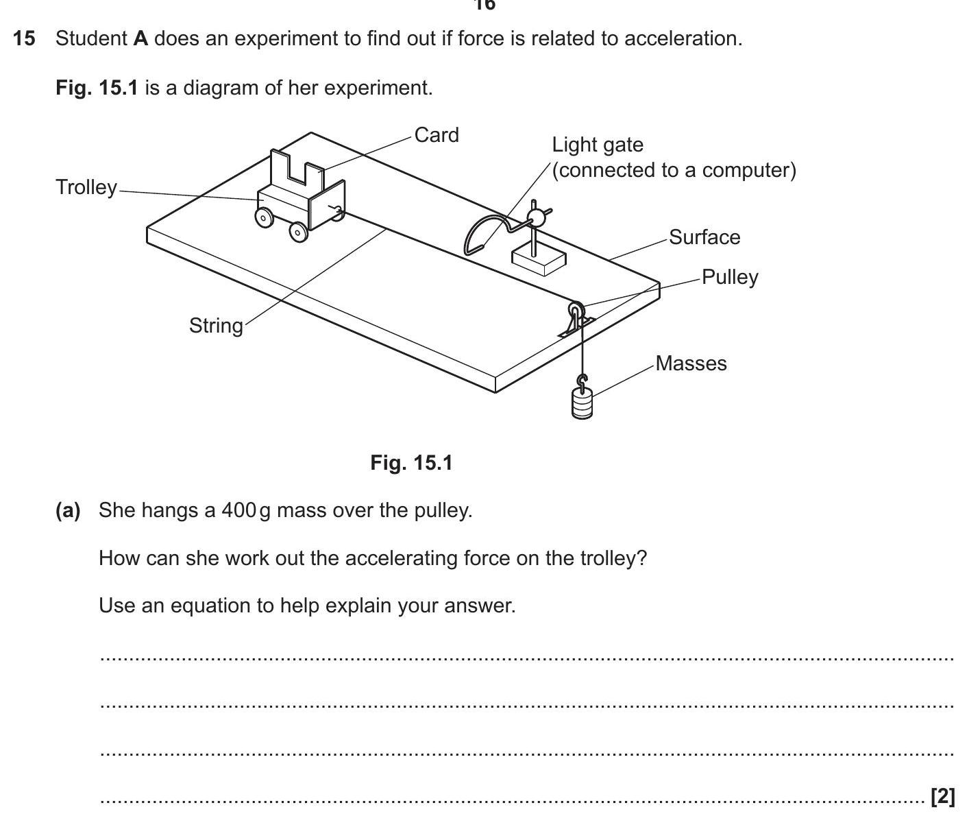 GCSE OCR Gateway Physics Combined Science Newton's Laws of Motion ...