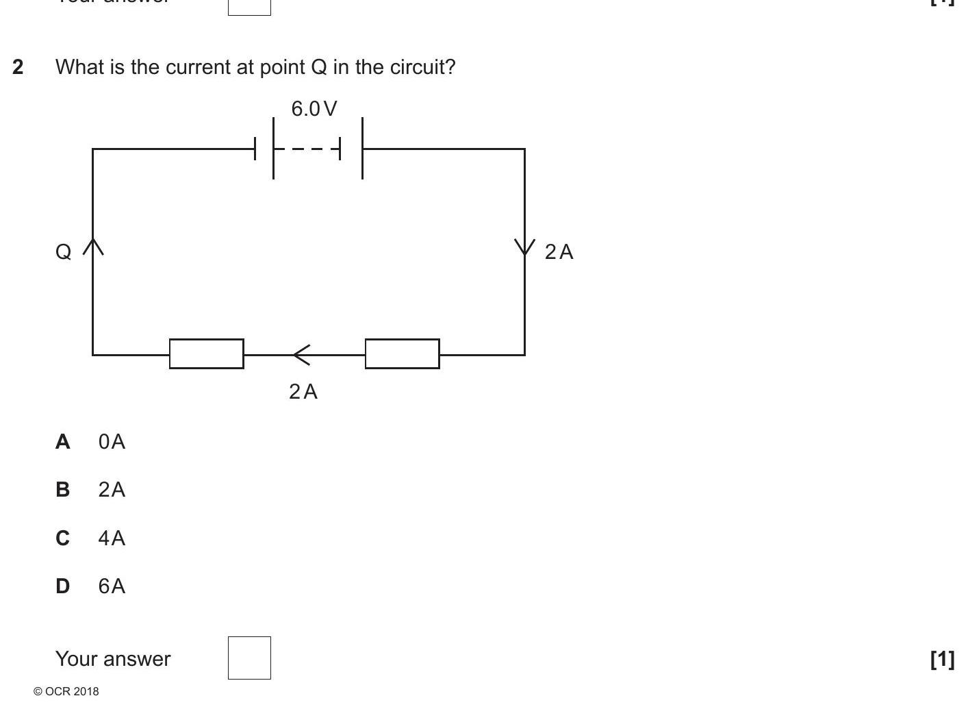GCSE OCR Gateway Physics Combined Science 2.1 Current, Potential ...