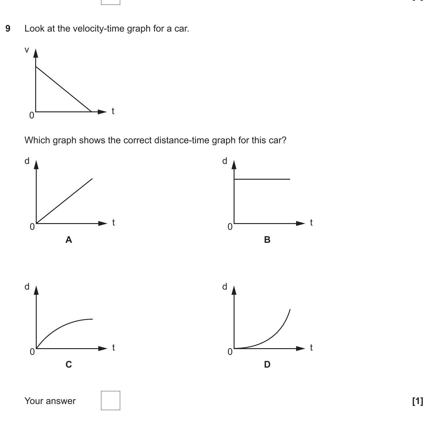 GCSE OCR Gateway Physics Combined Science 5.4 Describing Motion: Look ...