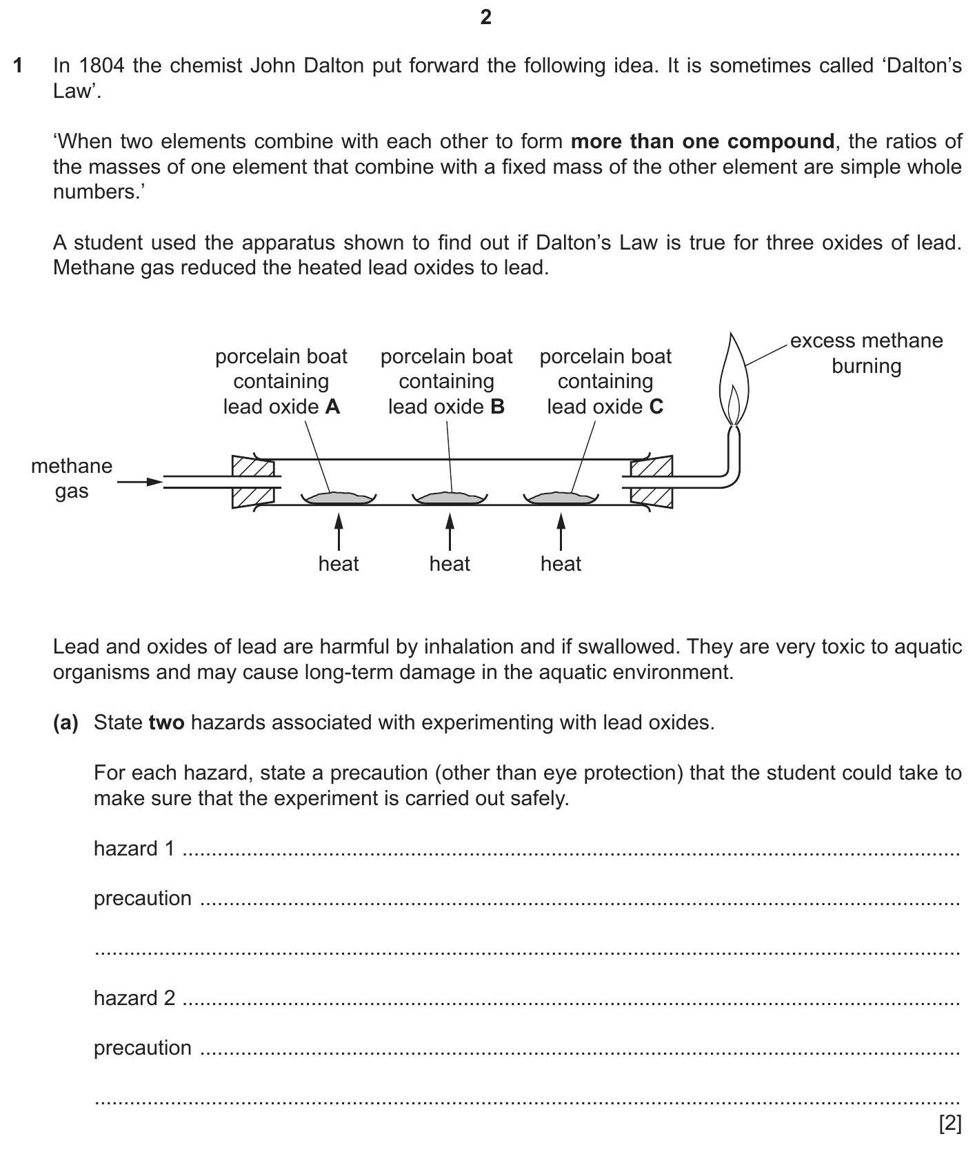 A-Level CIE Chemistry 4.1 Physical Chemistry Practicals: Lead and ...
