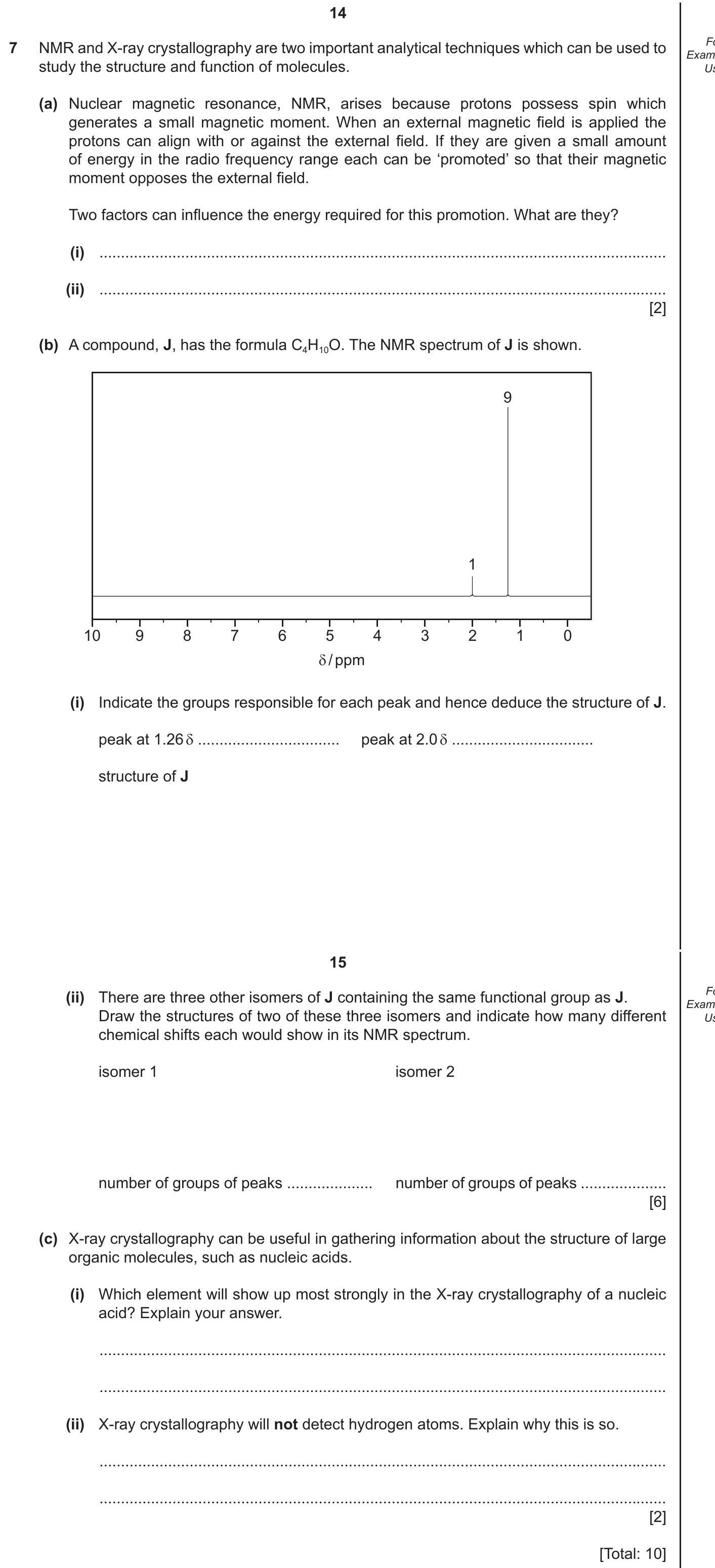 A-Level CIE Chemistry 7.10 Nuclear Magnetic Resonance Spectroscopy (A ...