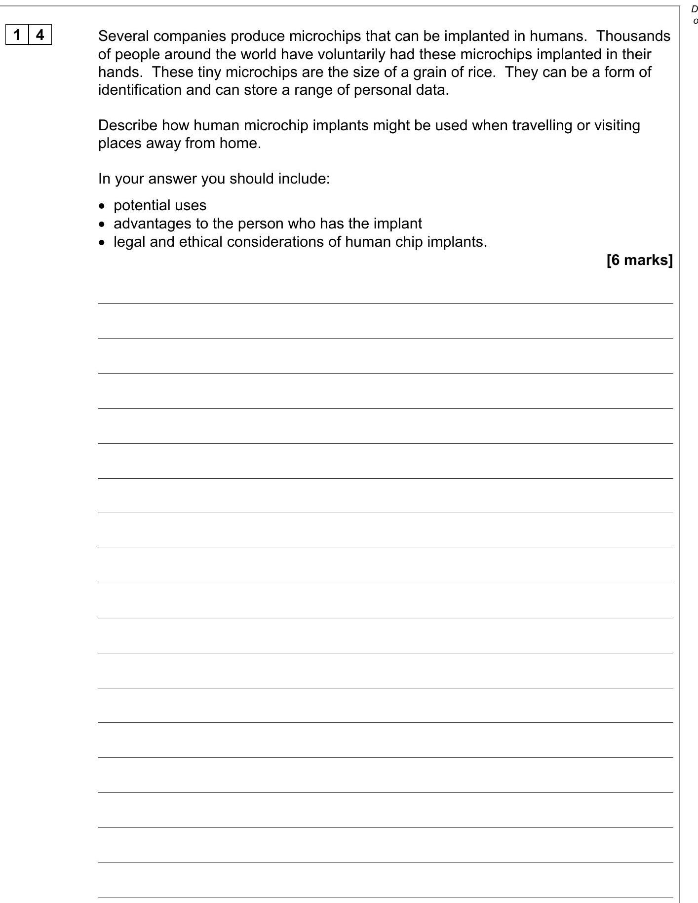 GCSE AQA Computer Science Ethical, Legal, Cultural & Environmental ...