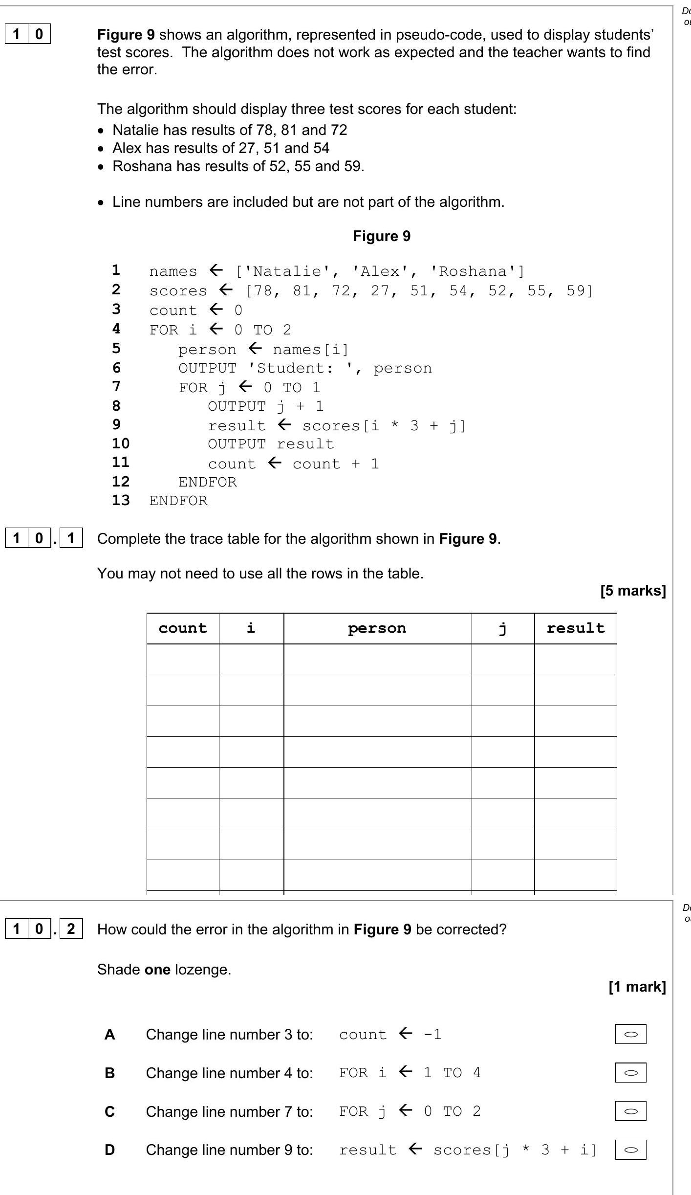 Gcse Aqa Computer Science Defensive Design And Testing Figure 9 Shows An 5804