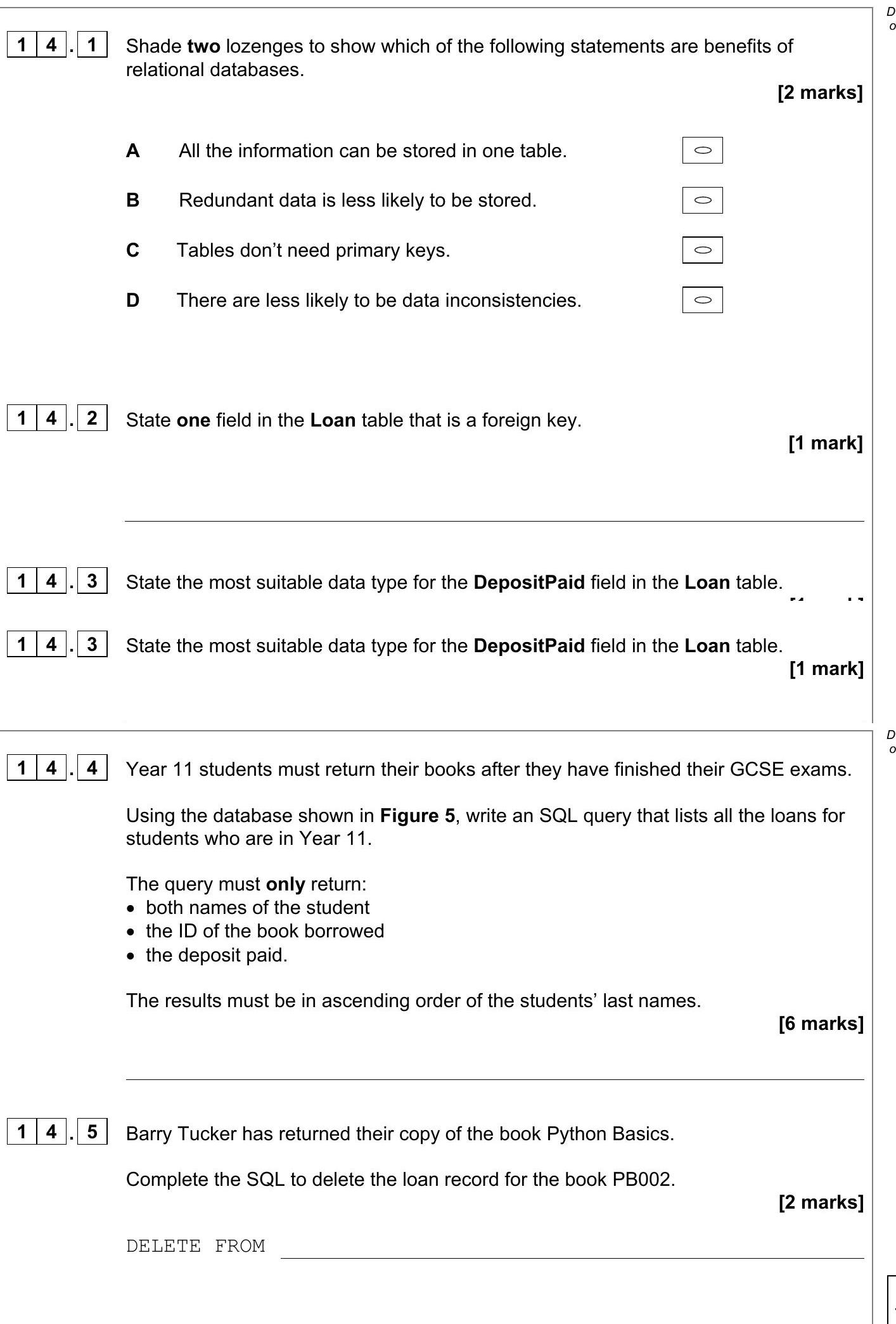 Gcse Aqa Computer Science Boolean Logic Diagrams Shade Two Lozenges To 1719