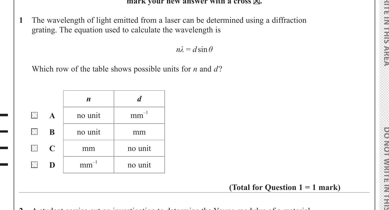 A-Level Edexcel Physics 3.2 Refraction, diffraction and interference ...
