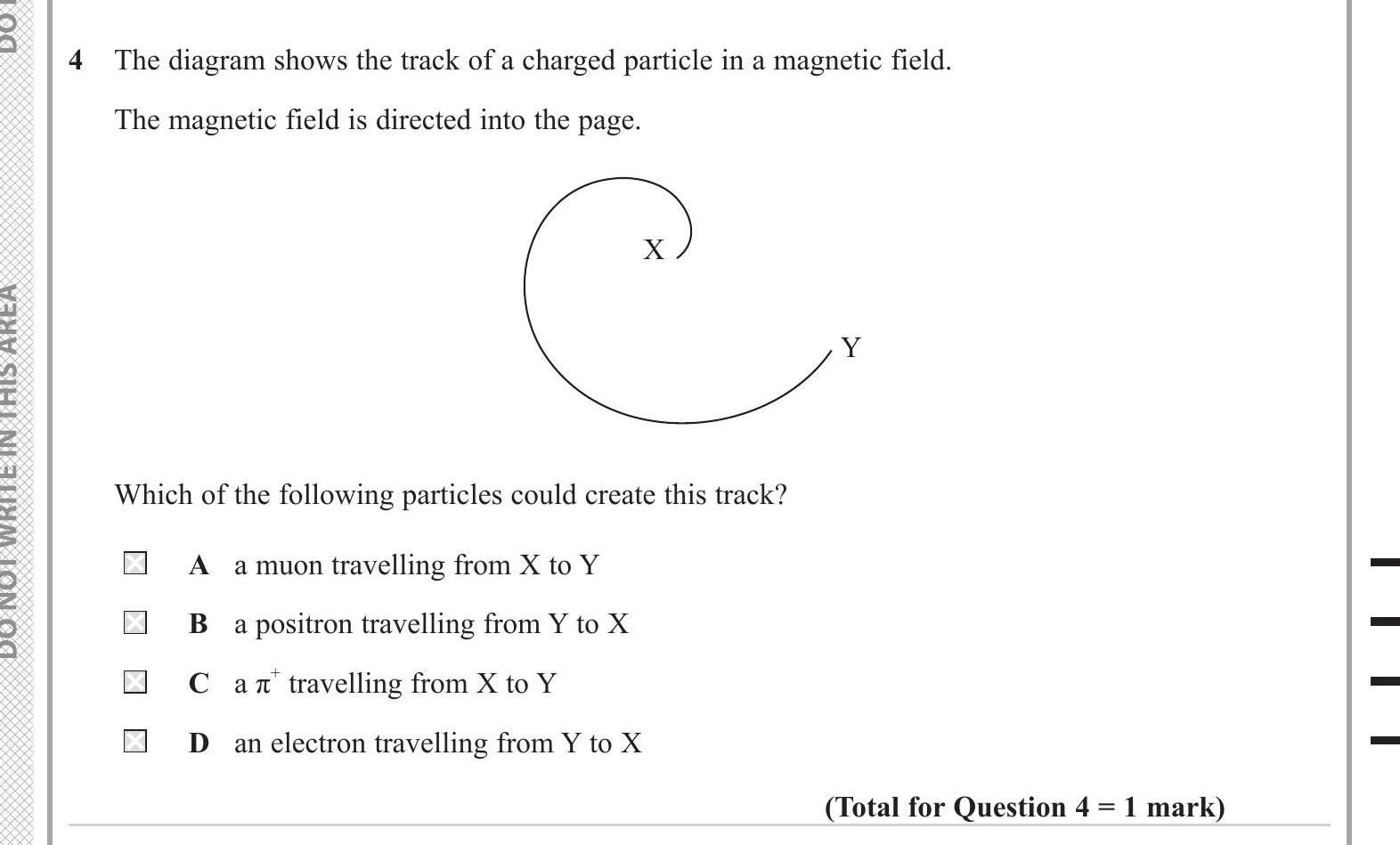 A-Level Edexcel Physics 7.5 Magnetic fields: The diagram shows the ...